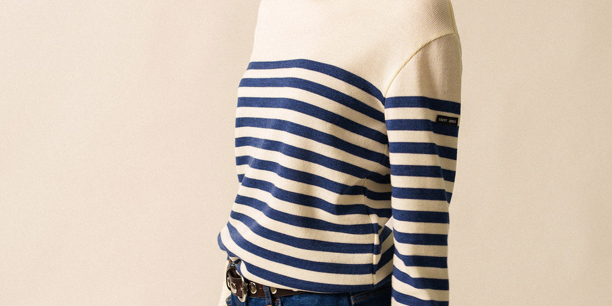 Pull rayé Ecrins en laine douce | SAINT JAMES site officiel