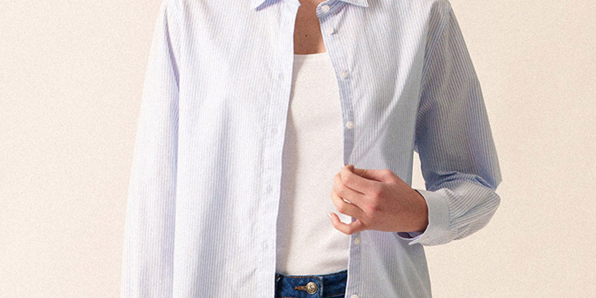 Chemise rayée Léna - en oxford - Femme – SAINT JAMES