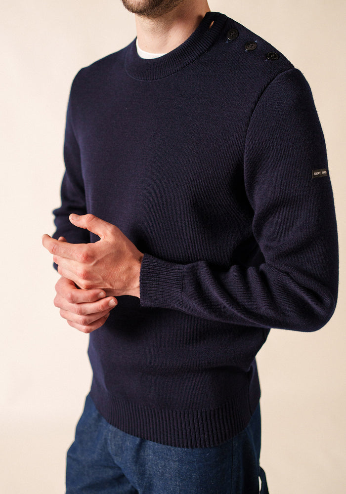 Pull bleu marine • SAINT JAMES